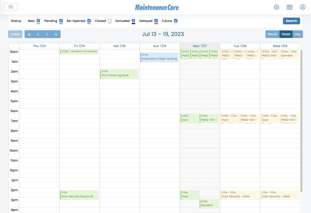 Preventive Maintenance Software - Maintenance Care